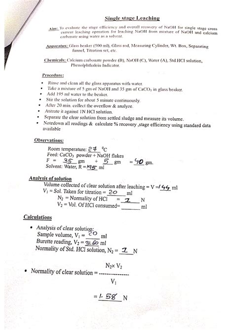 Mto Cal Mass Transfer Chemical Engineering Studocu