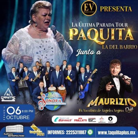 Paquita la del Barrio y la Única Internacional Sonora Santanera llegan