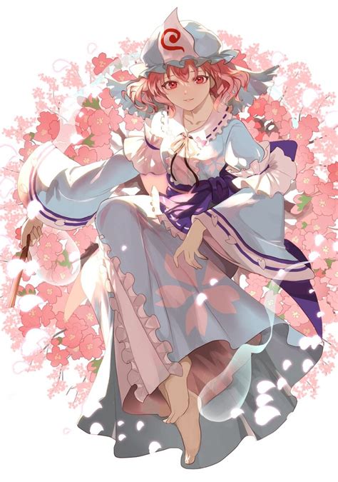 Yuyuko Saigyouji Saigyouji Yuyuko Joniko1110 Touhou Project