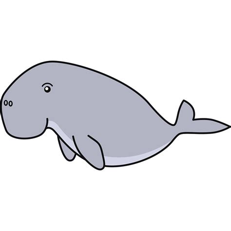 ジュゴン 無料イラストかわいいフリー素材集 ねこ画伯コハクちゃん