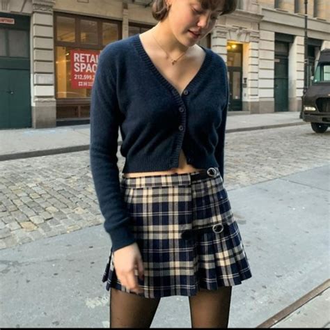 Brandy Melville Skirts Brandy Melville Plaid Pleated Dana Sof Low