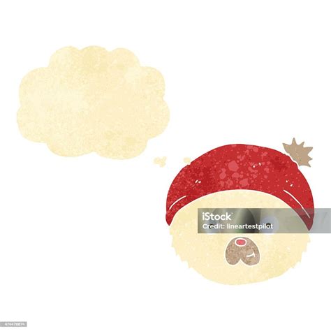 Tête Dours En Peluche Dessin Animé Avec Bulle De Pensée Vecteurs Libres