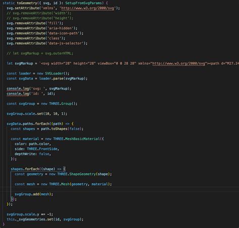 svgloader parse errors questions three js forum