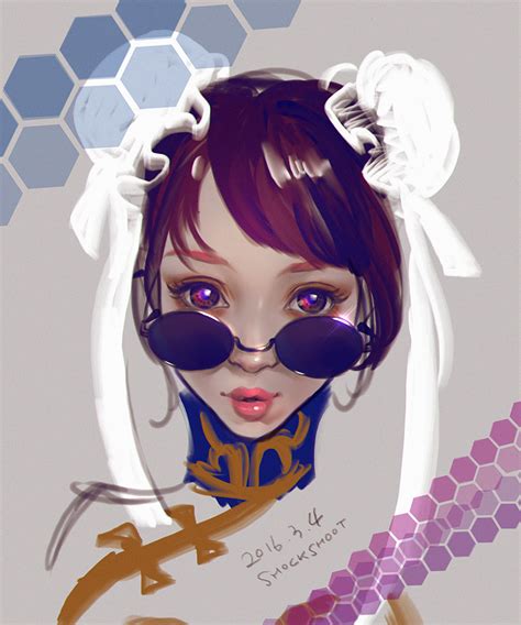Safebooru 1girl Brown Hair Bun Cover Chun Li Dated Double Bun