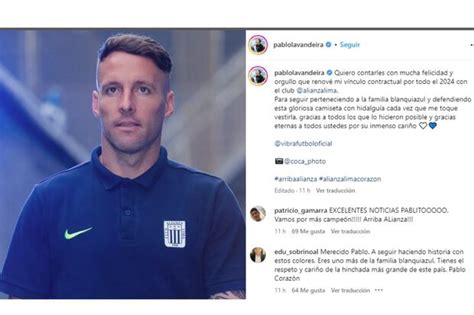 Pablo Lavandeira tomó esta decisisón sobre su futuro en Alianza Lima