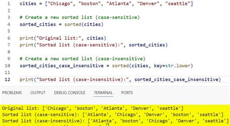 How To Sort A List Alphabetically In Python