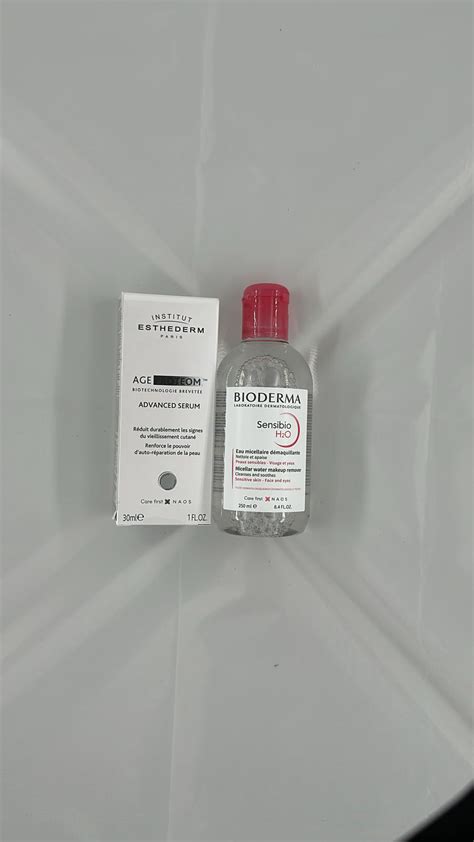 Kit Institut Esthederm Age Proteom Cadou Sensibio H2o Bioderma 250ml