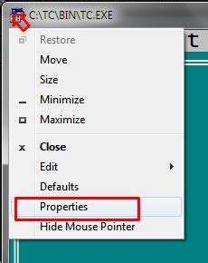 How To Get Turbo C C In Full Screen On Window 7 8 Or Vista Munim S Blog