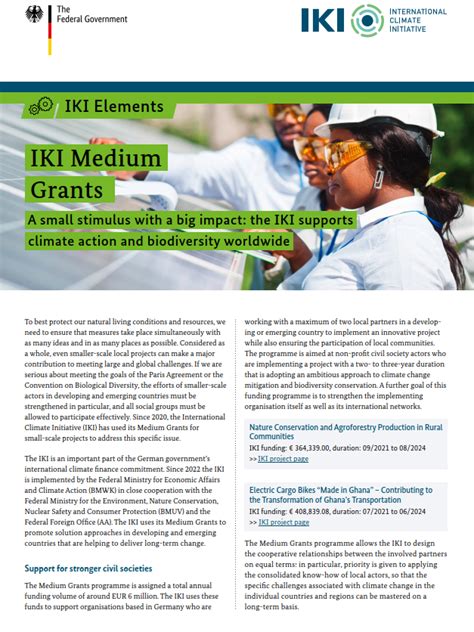 Iki Medium Grants A Small Stimulus With A Big Impact Internationale