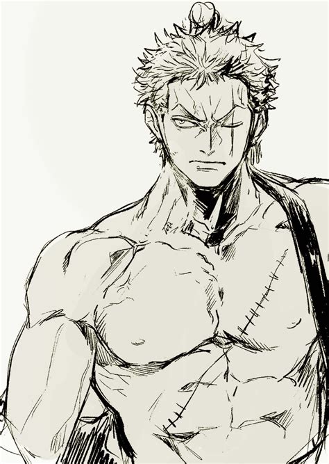Roronoa Zoro Anime Drawings Sketches Roronoa Zoro