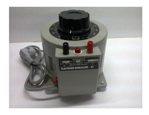 Single Phase Variac For Lab Testing Industries At ₹ 1900 In Bengaluru