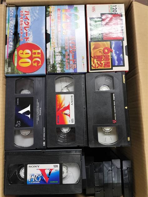 Yahooオークション 中古 録画済み 使用済み Vhs 大量まとめ売り 70