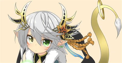 パズルandドラゴンズ 碧地の風龍喚士・カエデ リリウムのイラスト Pixiv