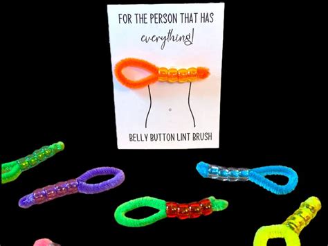 Belly Button Lint Brush Gag T Funny Stocking Stuffer Etsy Ireland