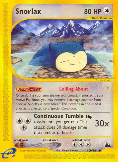 Snorlax · Skyridge Sk 100 ‹ Pkmncards