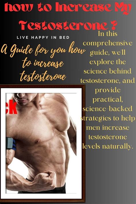 Best Guide To Increase Testosterone In Men Naturally How To Increase