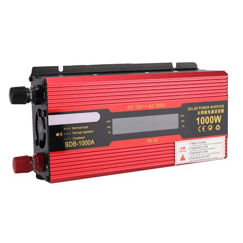 INWERTER SOLARNY 1000W 12V DO 220V FALOWNIK za 86 66 zł z Shen Zhen