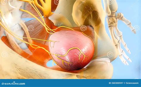 Sacral Nerve Stimulation Also Known As Sacral Neuromodulation Stock