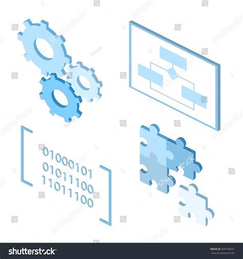Software Development Lifecycle Process Vector Icons Stock Vector Royalty Free