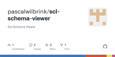 Github Pascalwilbrinkscl Schema Viewer Scl Schema Viewer