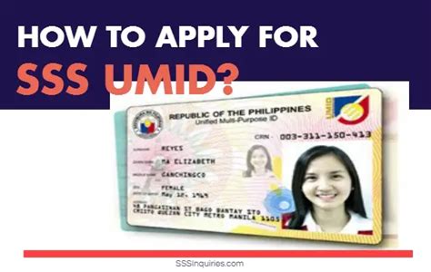 How To Apply For Umid Unified Multi Purpose Id Card