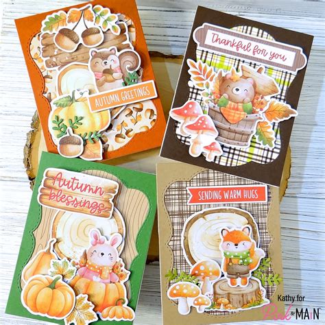 Easy Fall Cards Pink And Main Blog