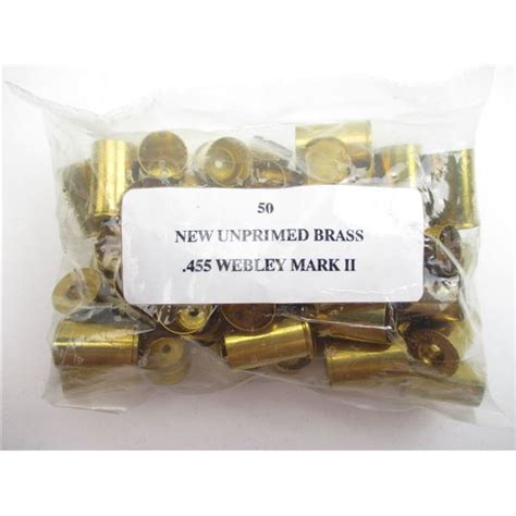 New Non Primed 455 Webley Mark Ii Cases Lot