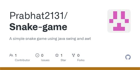 Github Prabhat2131snake Game A Simple Snake Game Using Java Swing