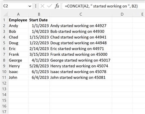 How To Concatenate Text Date In Excel With Example
