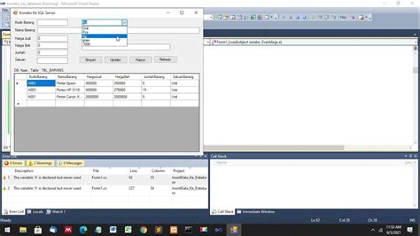 Csharp Item Data Di Combobox Youtube