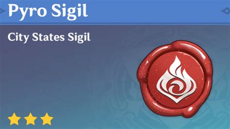 Where To Use And Turn In Pyro Sigils In Genshin Impact