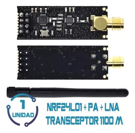 1 Und Transceptor Nrf24l01 Pa Lna Antena Wifi 1100mts MercadoLibre