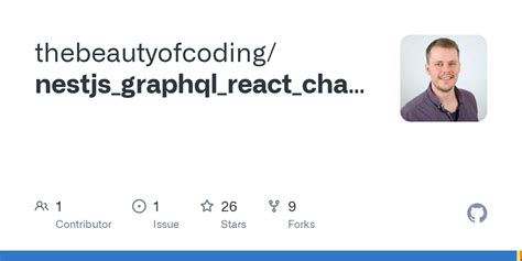 Github Thebeautyofcodingnestjsgraphqlreactchatapp