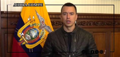 Daniel Noboa Declara Estado De Excepción Tras Fuga Del Líder Fito