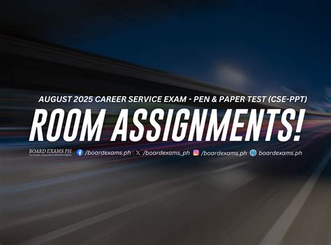 Board 𝗔𝗨𝗚𝗨𝗦𝗧 𝟮𝟬𝟮𝟱 𝗖𝗦𝗘 𝗣𝗣𝗧 𝗥𝗢𝗢𝗠 𝗔𝗦𝗦𝗜𝗚𝗡𝗠𝗘𝗡𝗧𝗦 The August 2025 Career