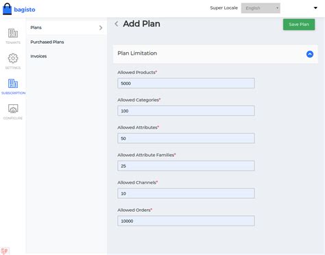 ecommerce saas subscription bagisto laravel membership extension webkul
