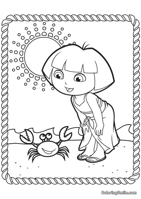 Dora The Explorer Coloring Pages Print Download Pdf