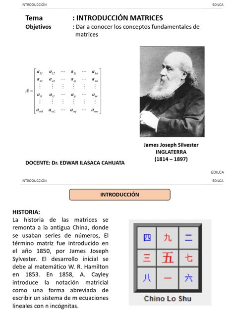 Diaposi 01 Intro Matrices Pdf Matriz Matemáticas Funciones Y Mapeos