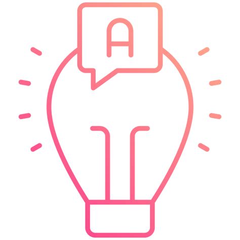 Answer Generic Gradient Outline Icon