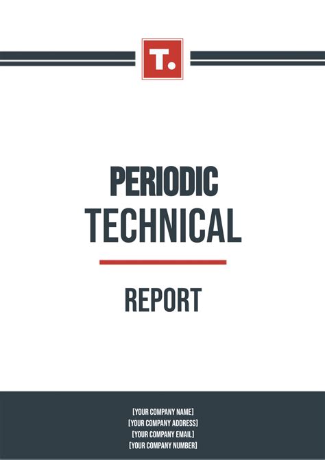 Free Periodic Technical Report Template To Edit Online