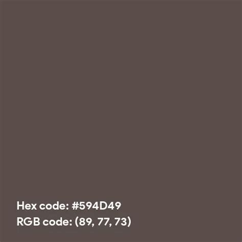 594d49 Color Name Is Dark Liver