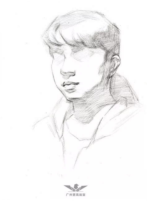 初级人物素描步骤初学者人物素描人物素描简单初学者第7页大山谷图库