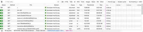 Network Request List — Firefox Source Docs Documentation