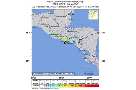 Sismo De Magnitud 6 6 Sacude El Salvador News ANDINA Peru News Agency
