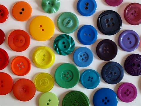 Crafted By Carly Rainbow Buttons