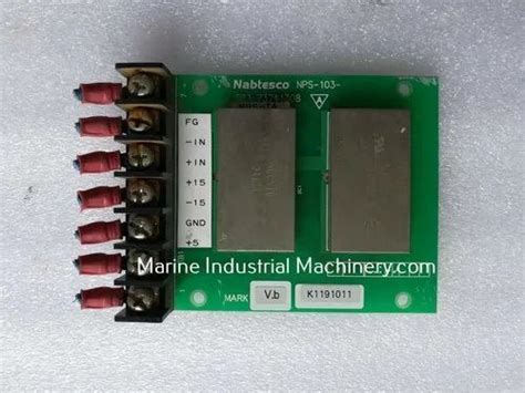 Nabtesco Nps 103 Pcb Card At ₹ 1piece Printed Circuit Board In Bhavnagar Id 25238854273