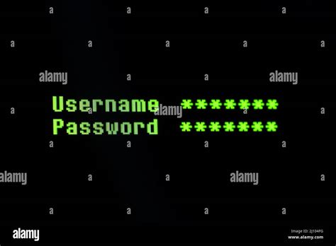 Username Password Menu