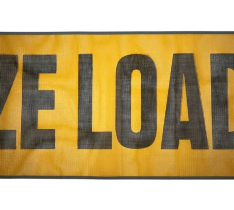 4 Pack 84x18 Mesh Oversize Load Banner With Grommets And Rope