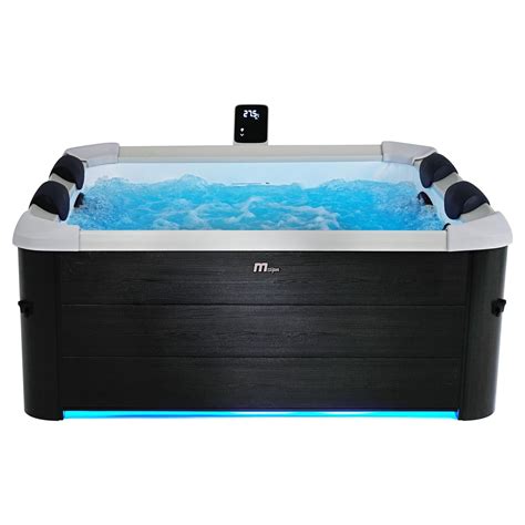 Mspa Oslo 6 Person Portable Outdoor Spa Hot Tub With Hydro Massage Jets