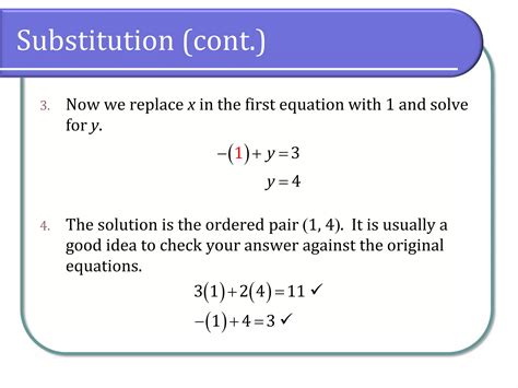 71 Systems Of Linear Equations Two Variables Ppt